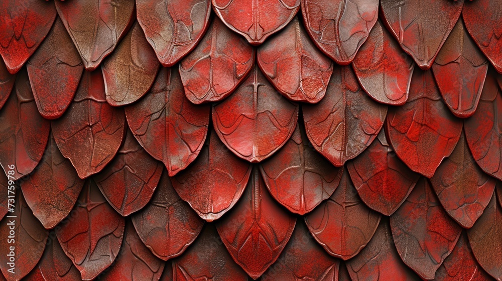 Red dragon scale pattern close-up - luxury background texture for ...