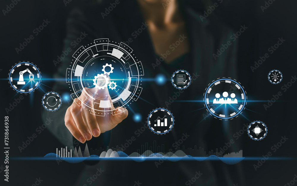 Business process management, machine workflow automation on modern real ...
