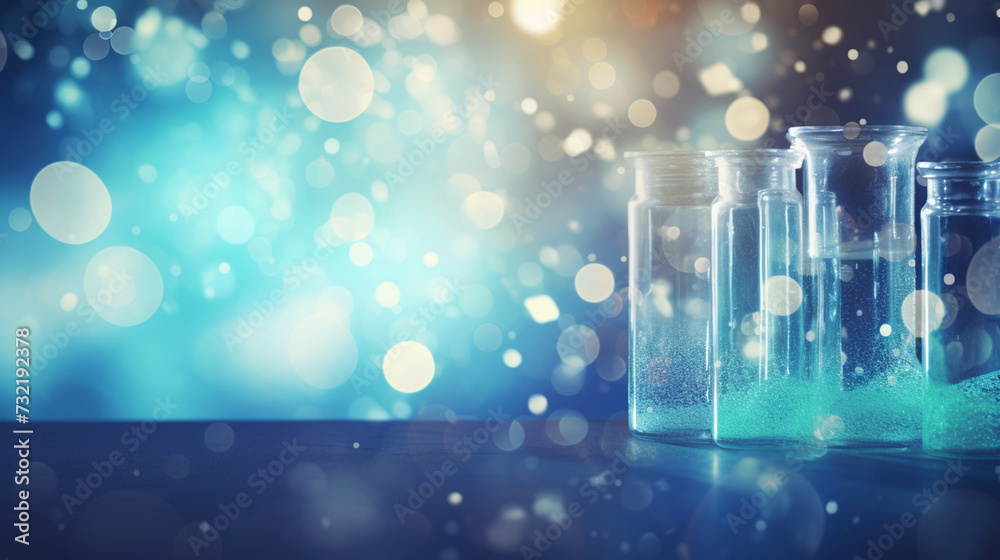 Laboratory Experiment with Silhouette of Burning Candle and Lights on ...