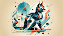 Geometric Abstract Cat Illustration Free Stock Photo - Public Domain ...