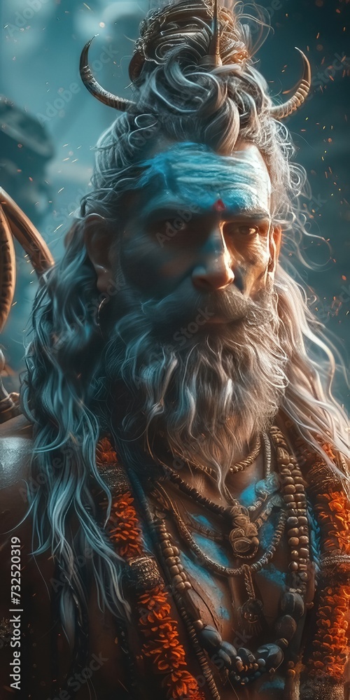 Superhero gods revered in ancient indian cultures Stock Illustration ...