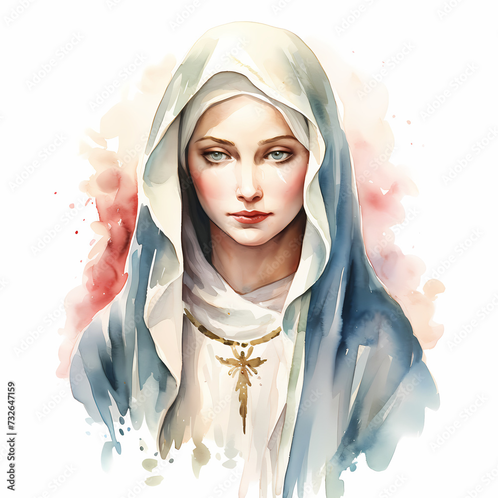 Our Lady Virgin Mary Mother of Jesus, Holy Mary, madonna, vector ...