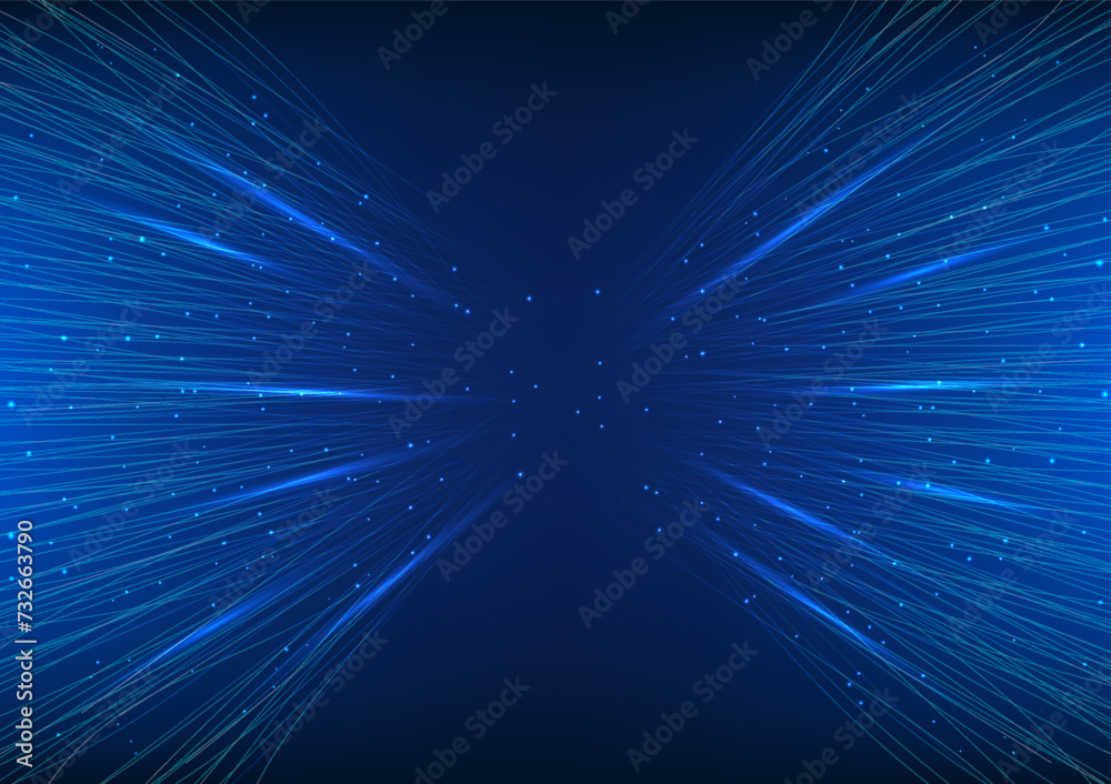 Image vectorielle Stock Data technology background The overlapping ...