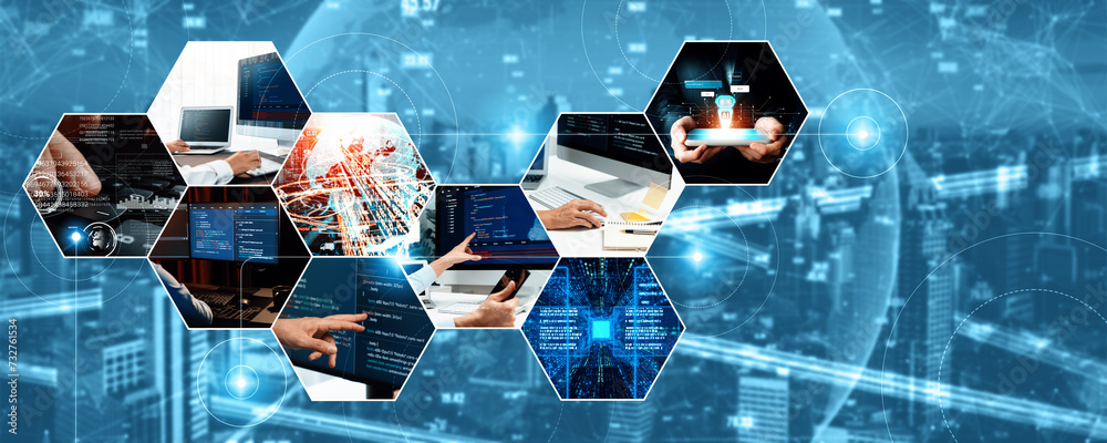 Computer programming, coding and AI artificial intelligence software development engaged by ...