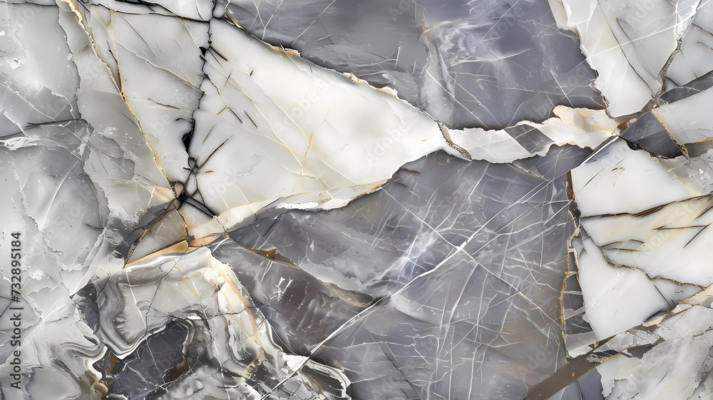 Cracked White Marble Texture Background Stock Illustration | Adobe Stock