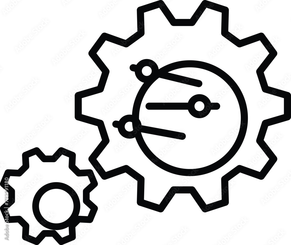 control icon six sigma vector DMAIC sign Stock Vector | Adobe Stock