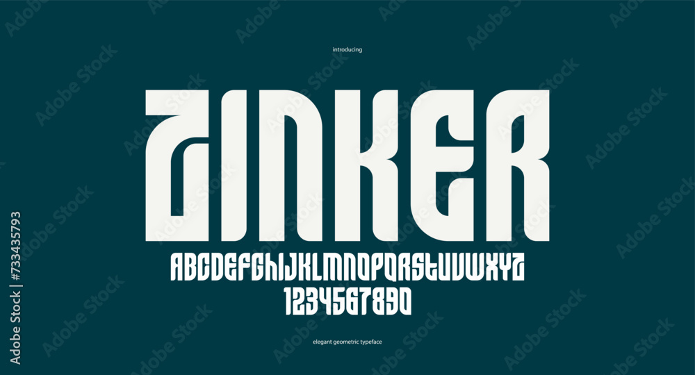 Bold simple sans serif elegant display font for logos headers or ...