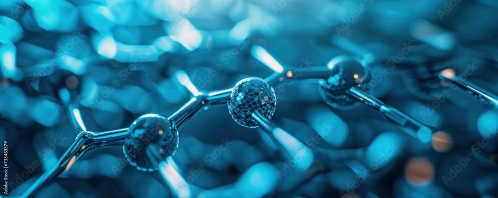 Atomic Structure of Graphene: Clear representation of carbon atoms ...