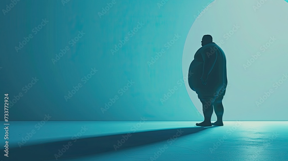 Greeting Card and Banner Design for World Obesity Day Background Stock ...