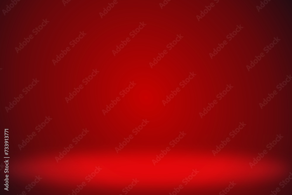 Red product background, abstract studio background in red gradient ...