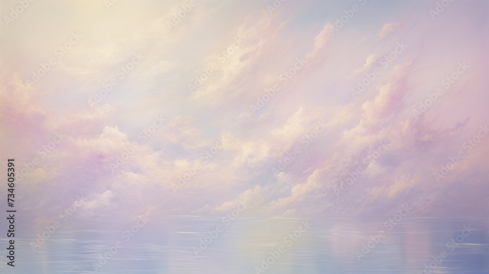 background of renaissance cloud painting Stock Illustration | Adobe Stock