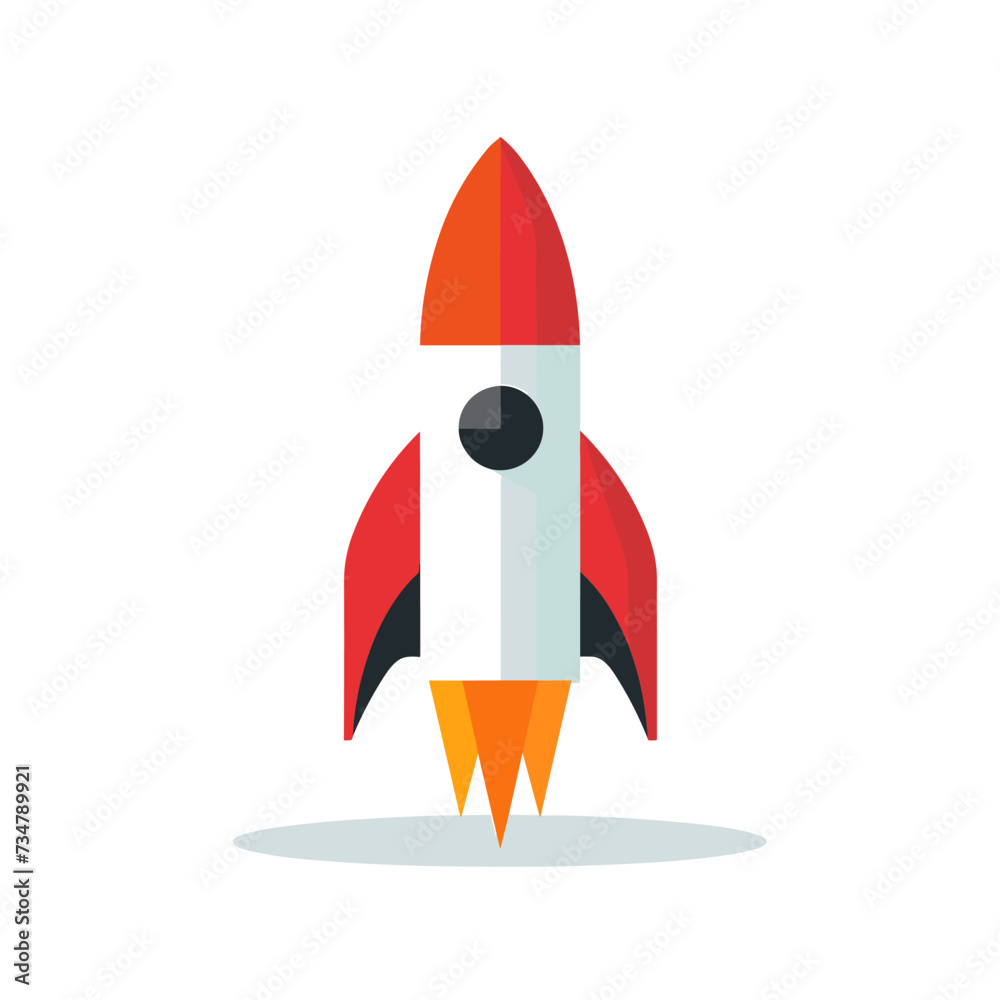 Tech accelerator filled colorful logo. Efficiency business value ...