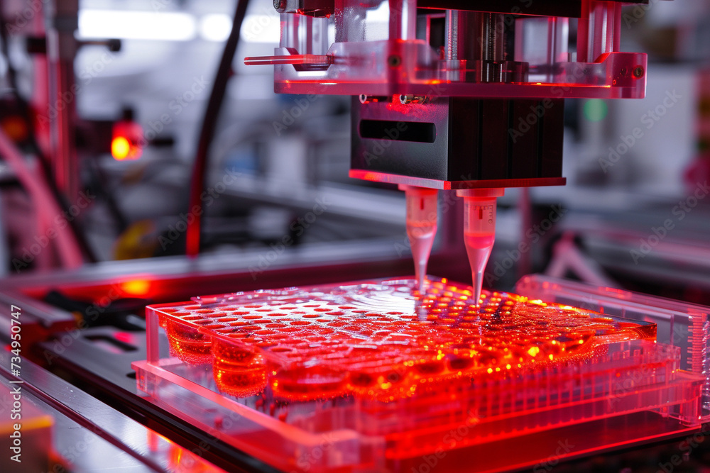 A state-of-the-art bioprinting lab where scientists are using 3D ...