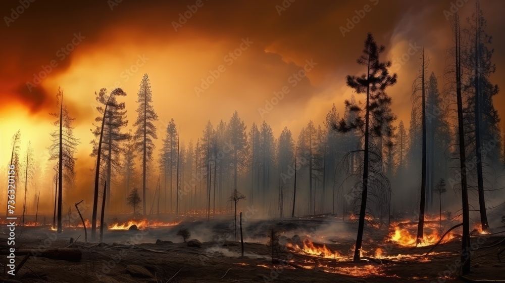 These images capture the fierce battle between firefighters and raging ...