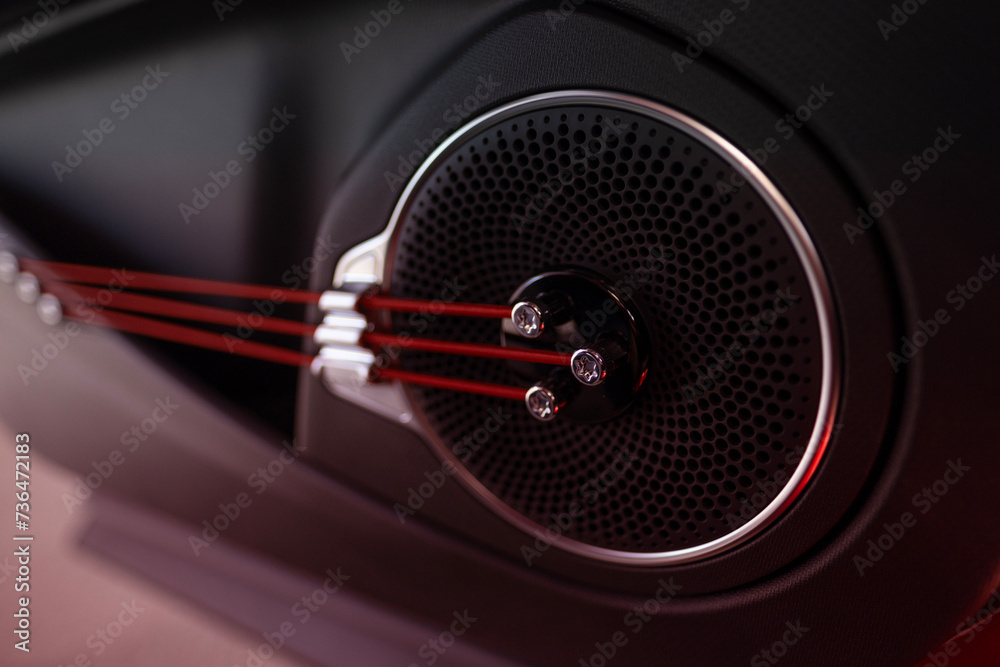 sound system controls on driver's door, instruments physical button ...