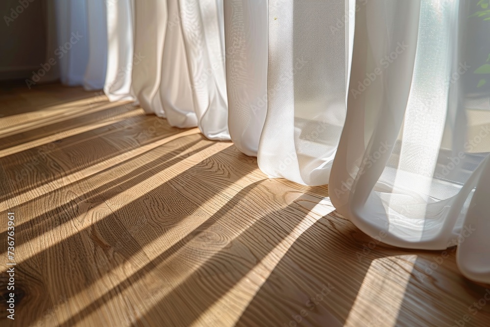 The image captures the interplay between light and shadows created by ...