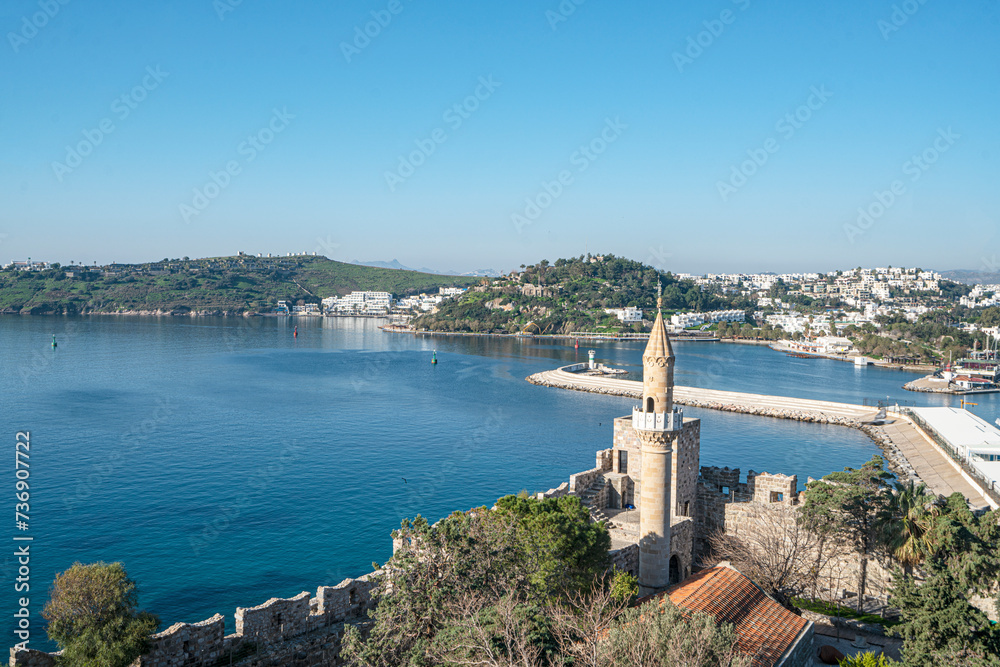 The amazing views of walls and towers of The Bodrum Museum of ...