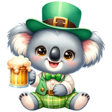 St. Patrick's Day Koala Bear Free Stock Photo - Public Domain Pictures