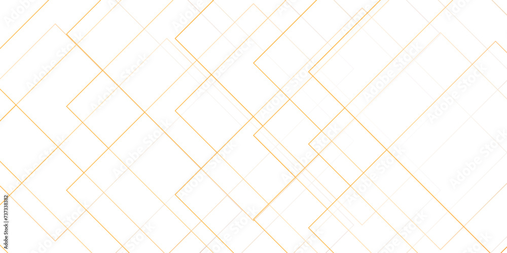Abstract white golden and orange blueprint background with modern ...