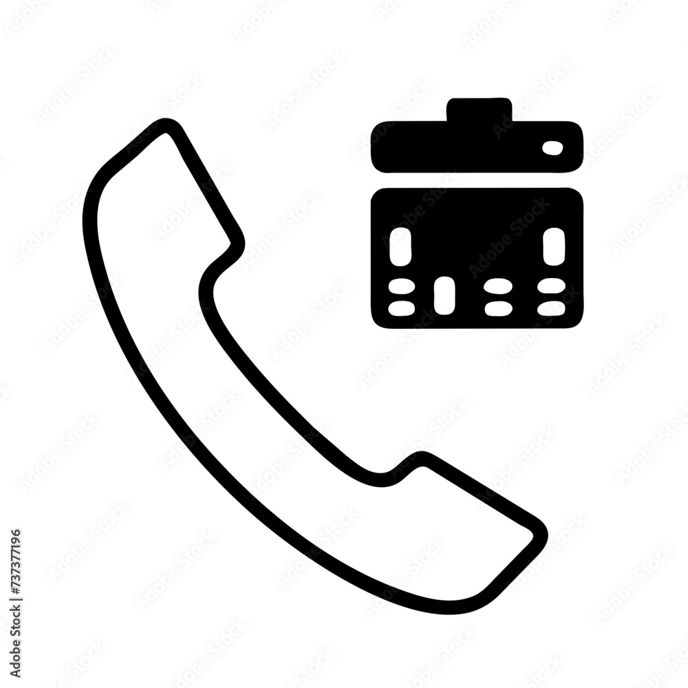 A ringing phone icon, conveying the classic symbol of communication and ...