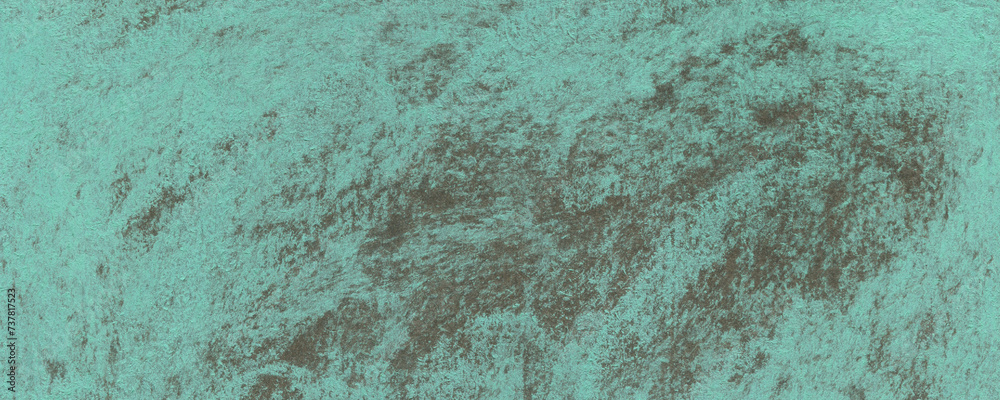 Mint colored background with textured effects of natural paper ...
