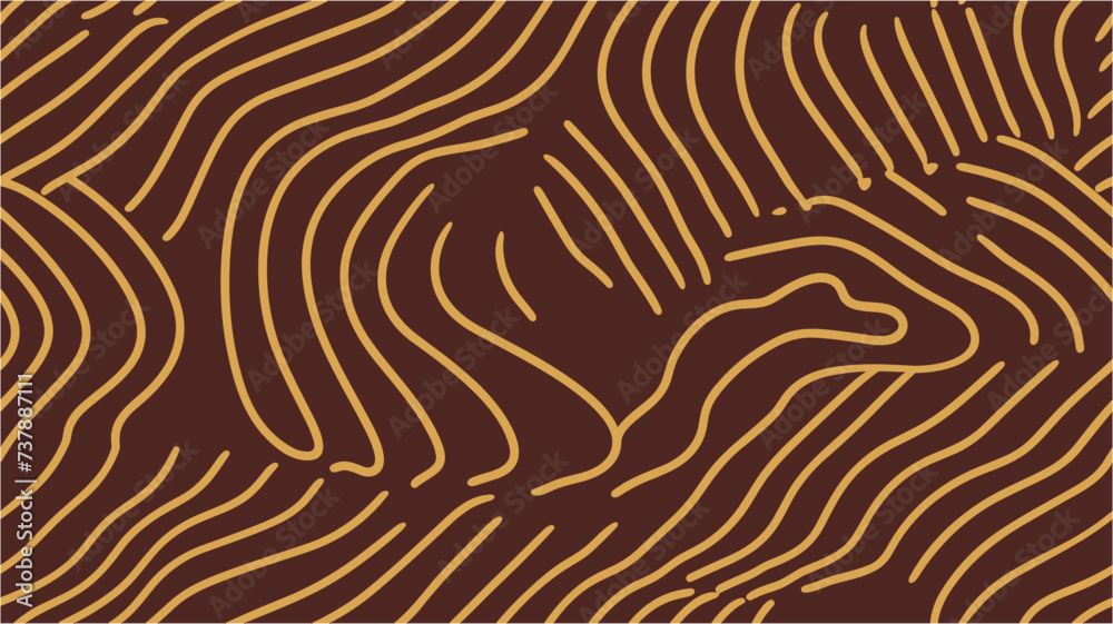 Topographic map. Texture of meat and fish. Wave Lines Pattern Abstract ...