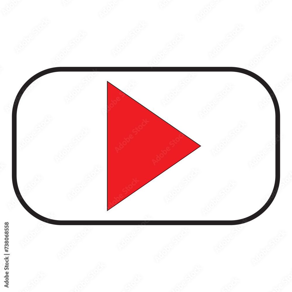 Youtube logo on a transparent background, vector editorial Stock Vector ...