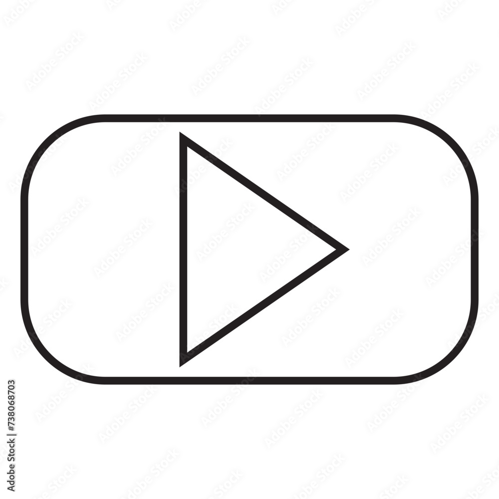 Youtube logo on a transparent background, vector editorial Stock Vector ...