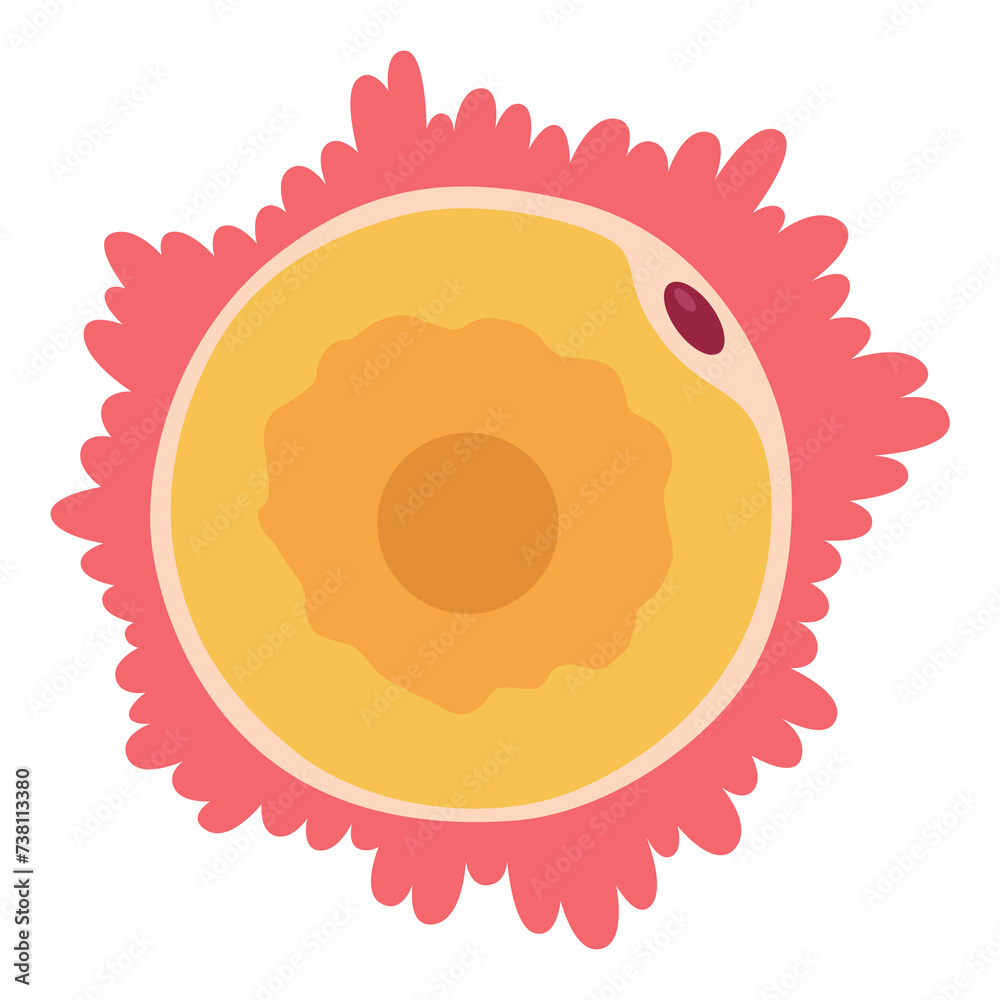 Human cell type icon. Medicine and biology illustrative symbol. Health ...