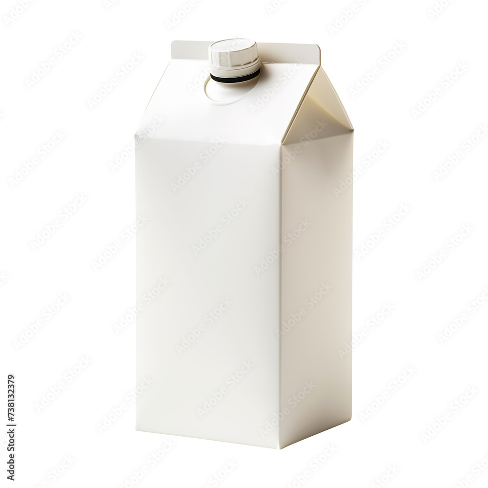 white milk carton isolated on transparent background Remove png ...