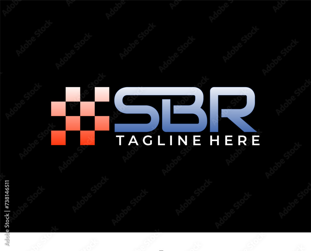SBR racing logo vector Stock Vector | Adobe Stock