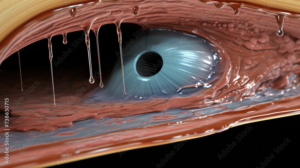 increase of sebum secretion copy UHD WALLPAPER Stock Illustration ...