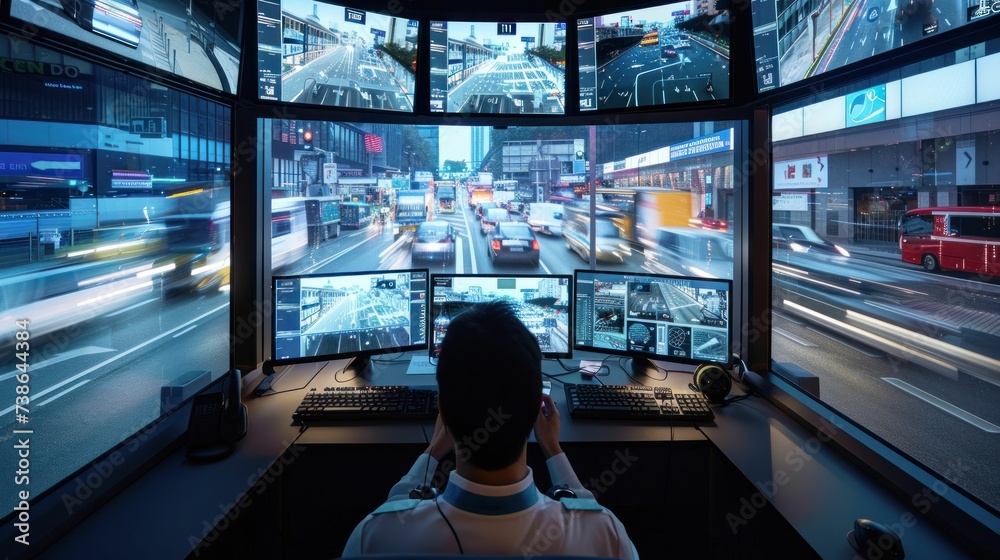 Interactive smart city traffic control center powered by 5G ...