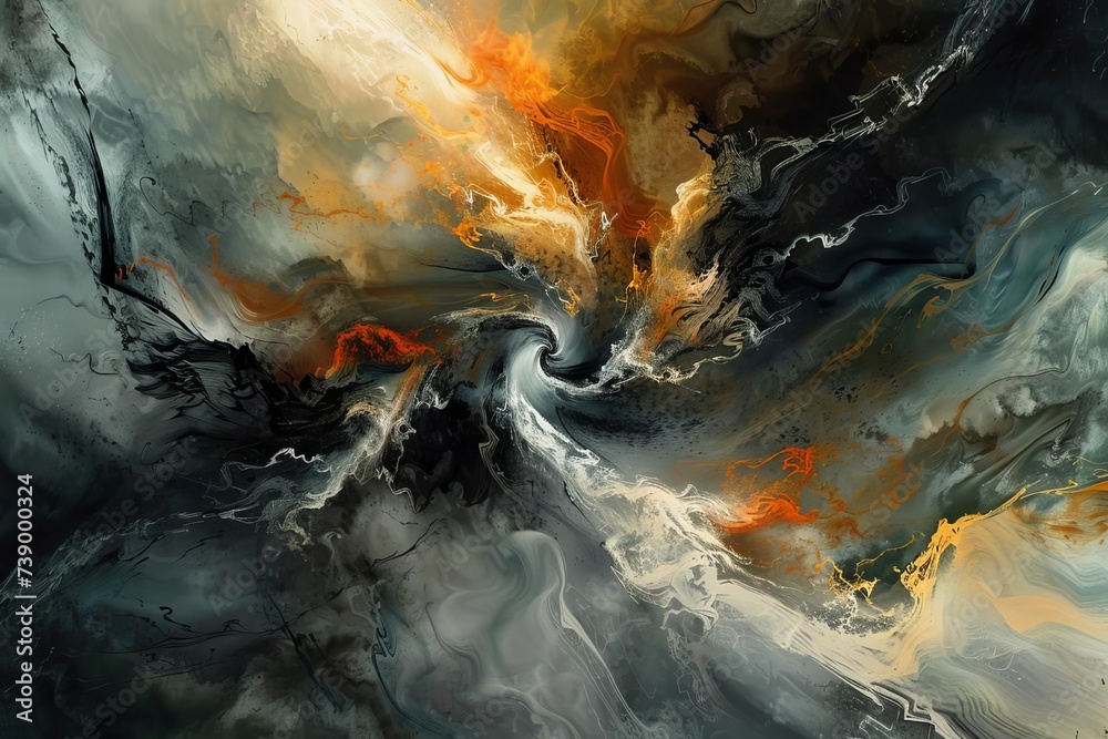 Enigmatic portrayal of human emotions through abstract art Capturing ...