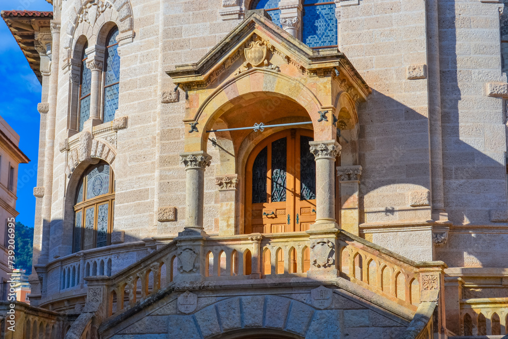 Principality of Monaco, Monaco, 13.2.2024: Palace of Justice. Set in ...