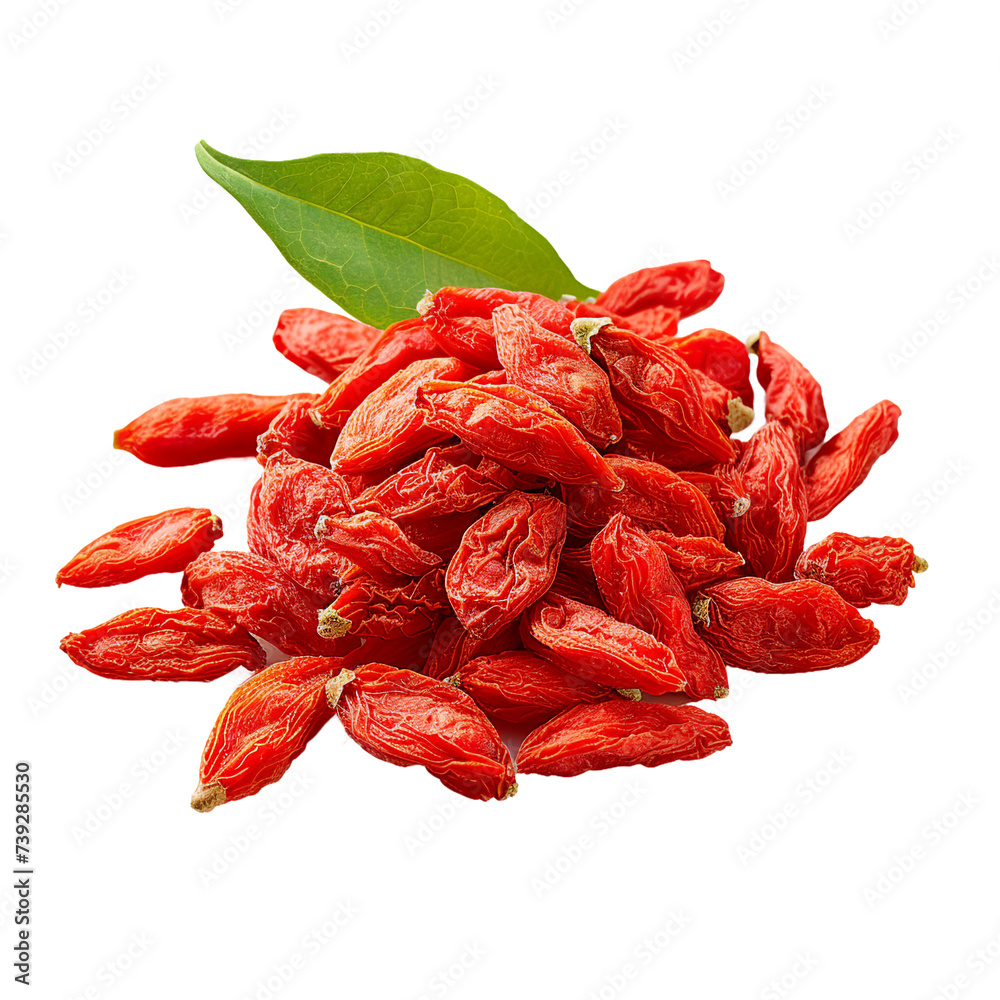 Goji berry, transparent background, isolated image, generative AI Stock ...