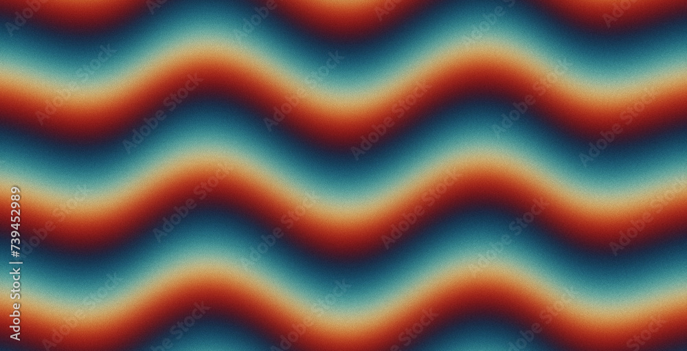 Ilustración de Stock Vibrant rainbow, orange blue teal white ...