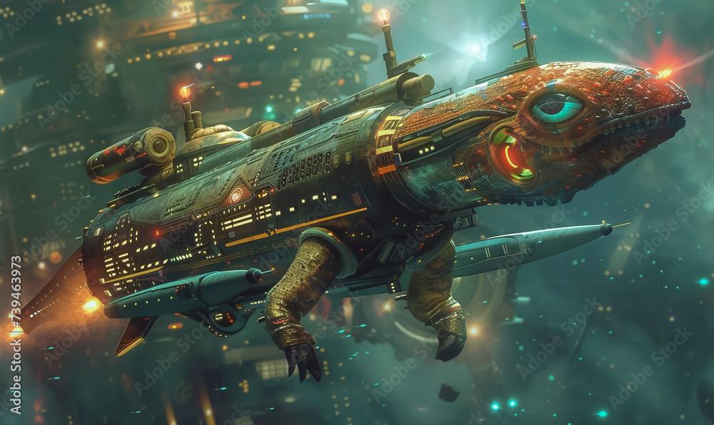 Aboard a drifting starship a lofi sorcerer blends ancient magic with ...
