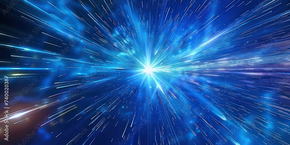 Explosive light burst illustration as dynamic background vivid of ...