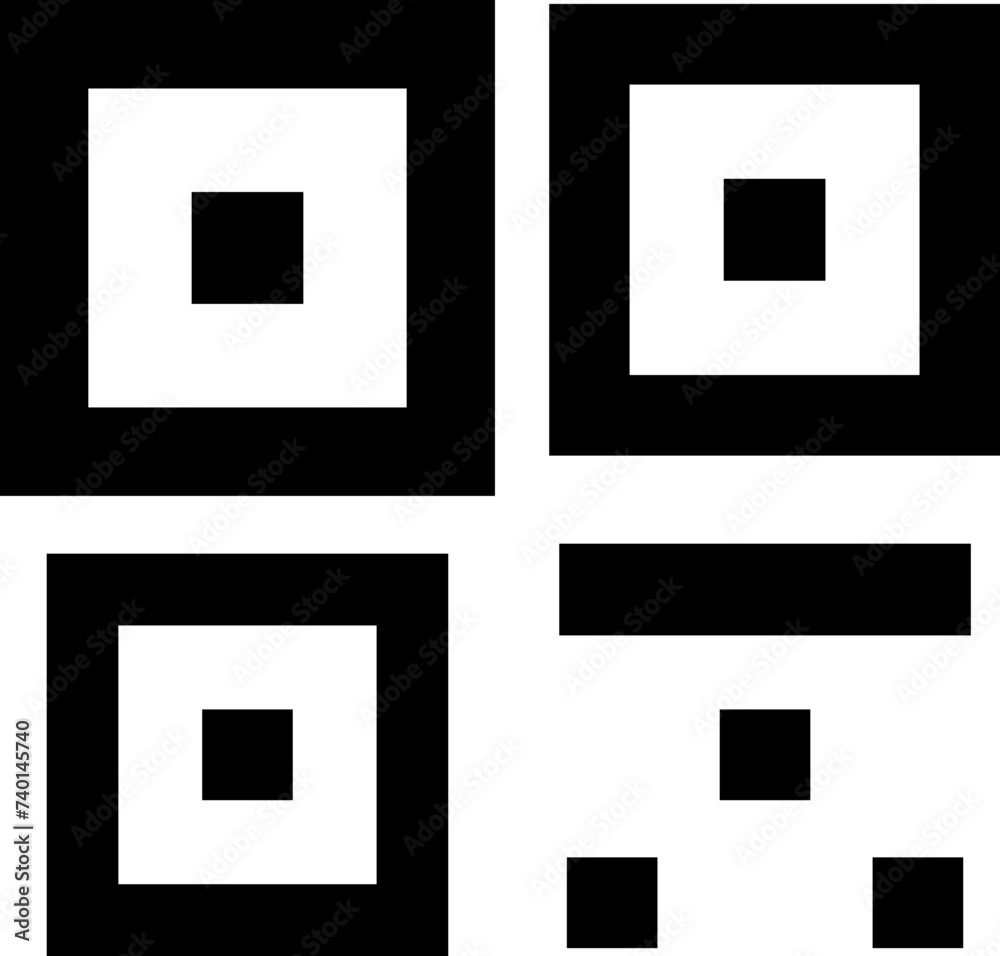 QR code scan, Barcode Scan and Face Recognition icon . Mobile Scan ...