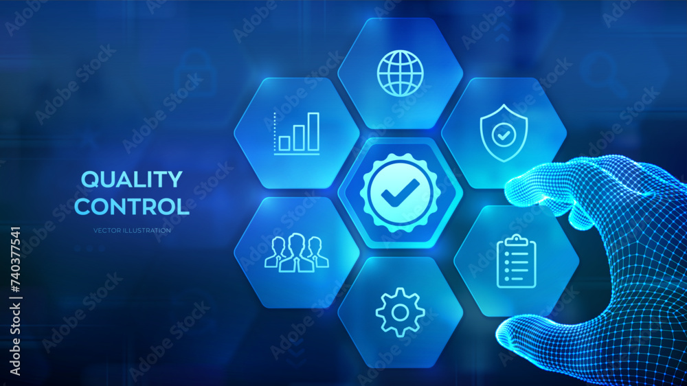 Image vectorielle Stock Quality control. Quality standards control ...