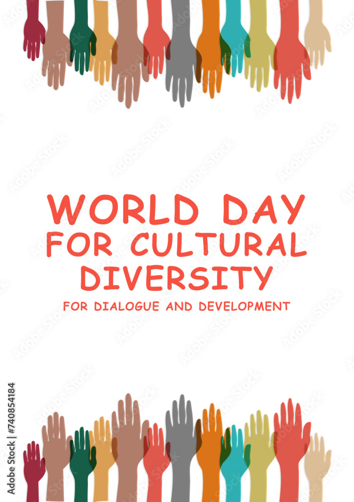 World day for cultural diversity for dialogue and development. Poster ...