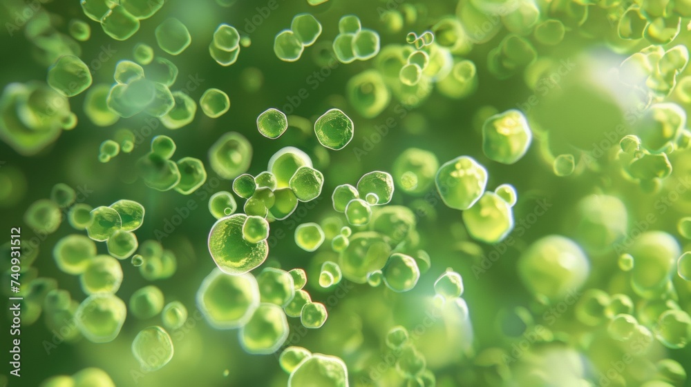 Green Hydrogen H2 gas molecule. Production of green hydrogen energy ...