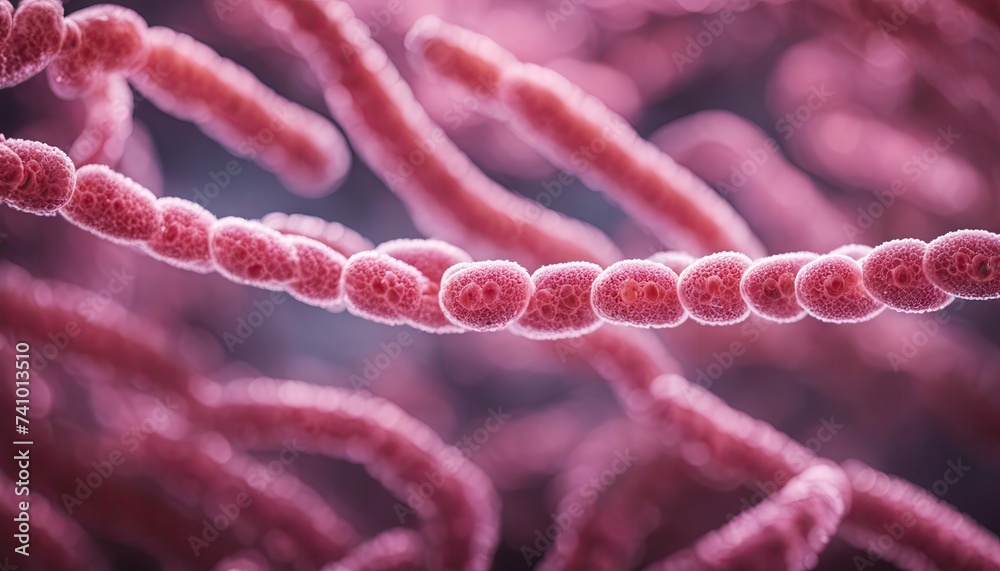 Vibrio cholerae, Gram-negative bacteria. Illustration of bacteria with ...