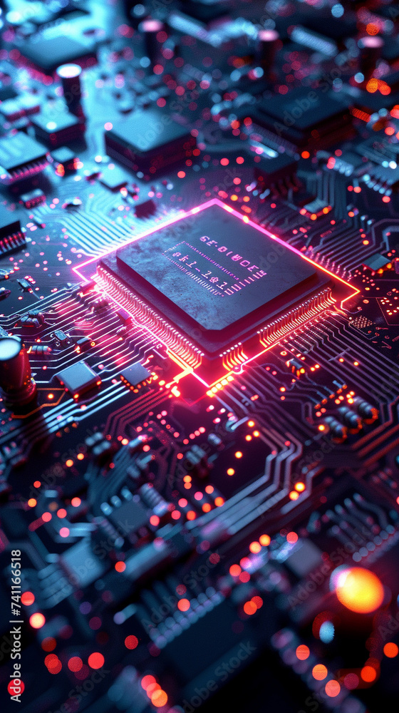 Electronic circuit with embedded holographic display technology ...