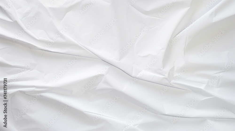 White crumpled paper background. Empty wrapped papper texture Stock ...