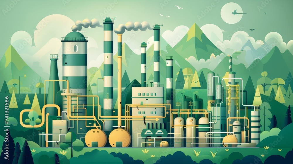 Biomass fermentation process illustrated in a detailed infographic ...