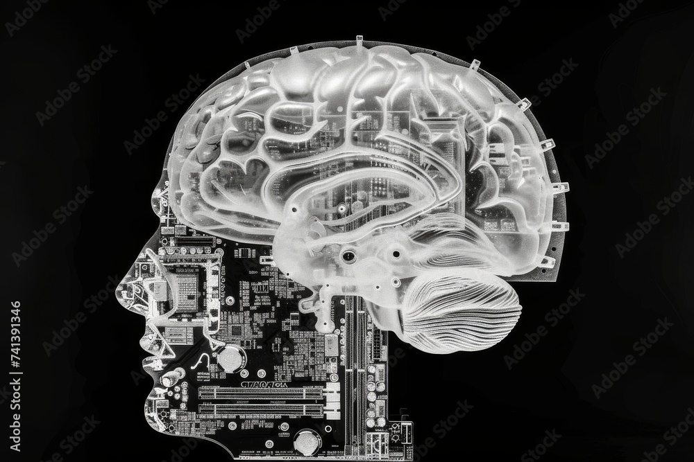 AI Brain Chip loc technology. Artificial Intelligence infusion pumps ...