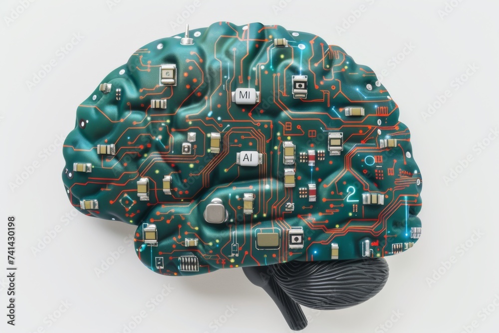 AI Brain Chip software development. Artificial Intelligence logistics ...