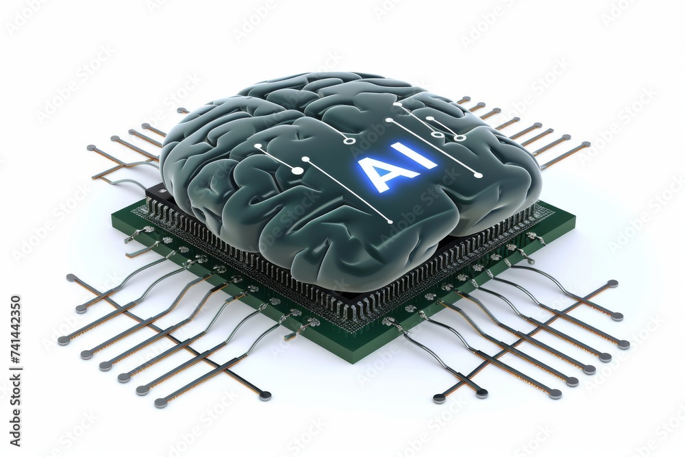 AI Brain Chip automated testing equipment. Artificial Intelligence ai ...
